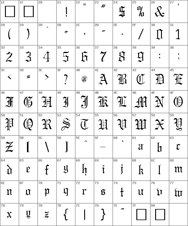 Gregorian-Regular font